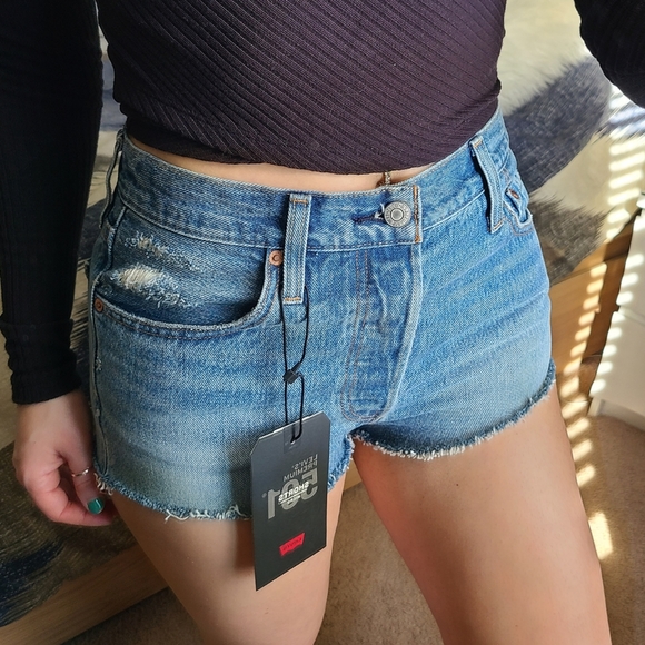 Levi's | Shorts | Levis 5 High Rise Super Short Shorts | Poshmark